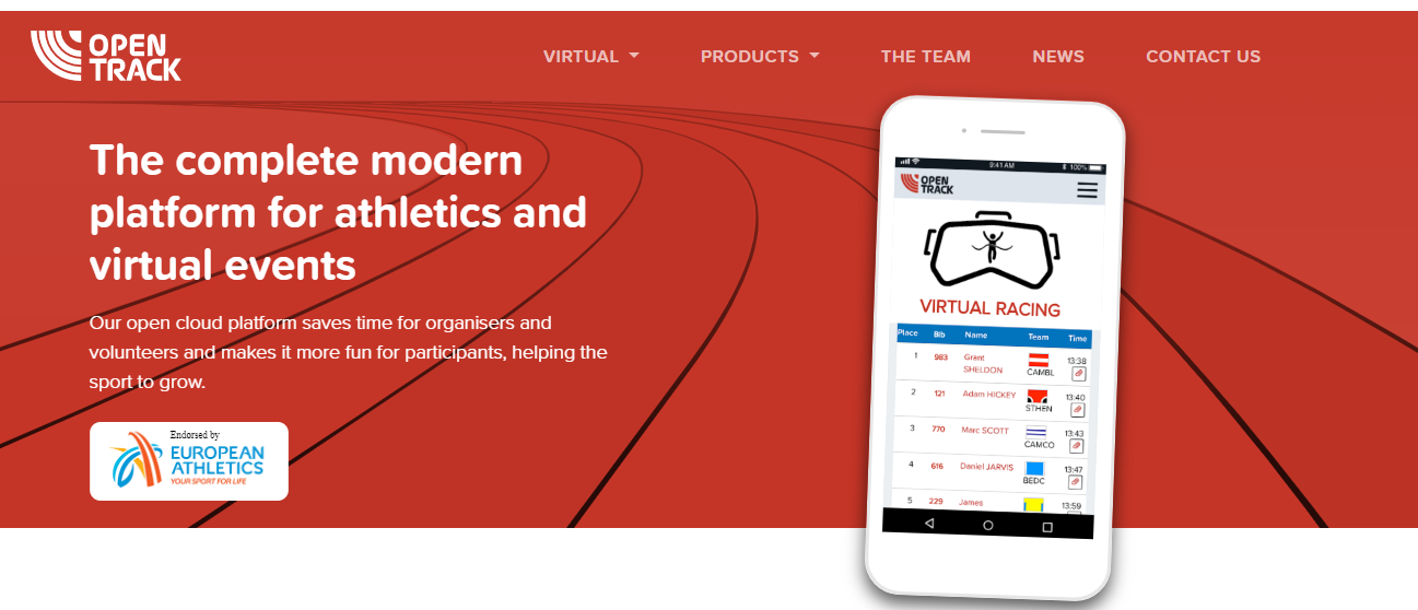 New virtual racing partnership with OpenTrack - Run Wales